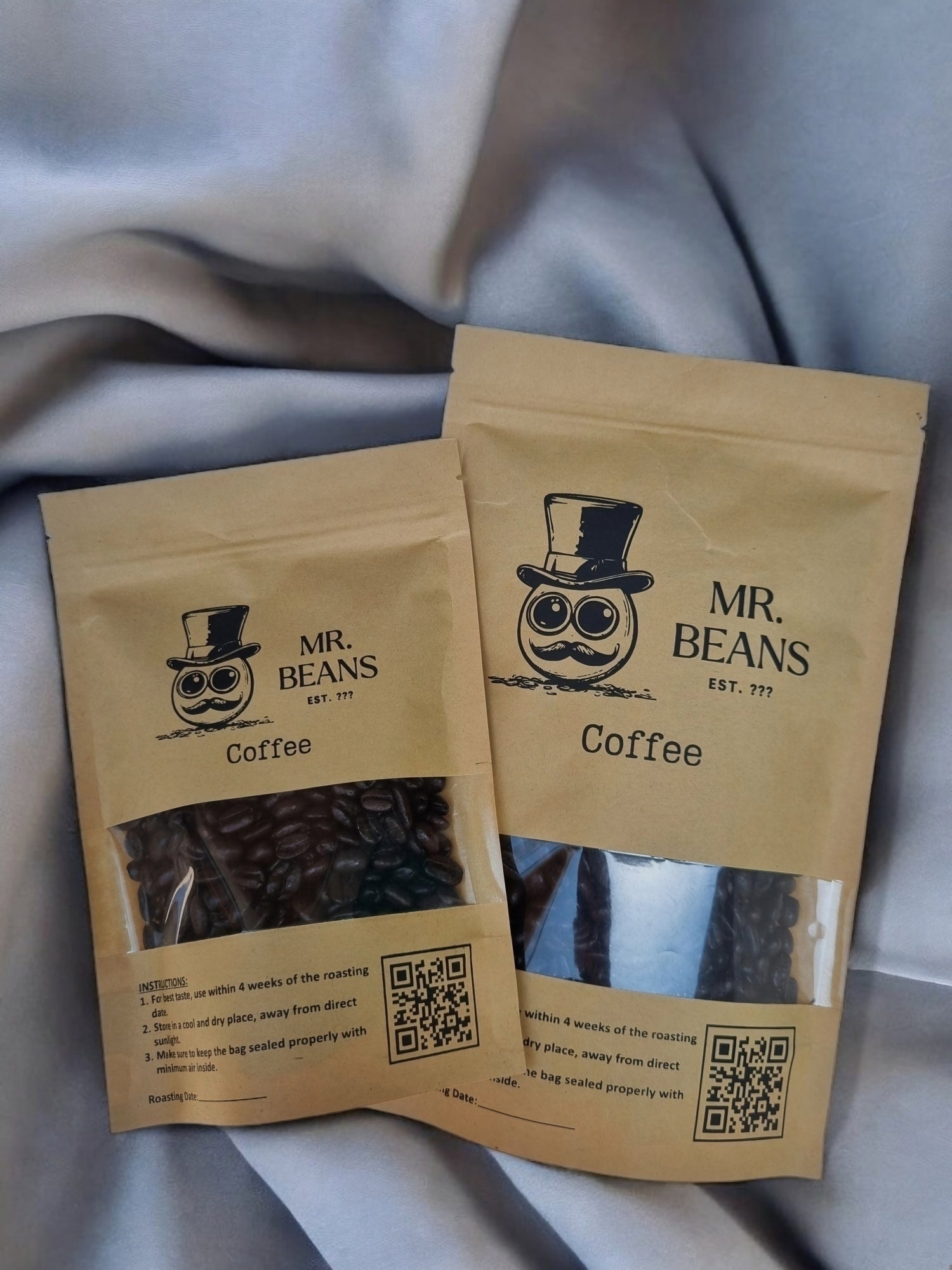 Mr. Beans Coffee Beans and Bags
